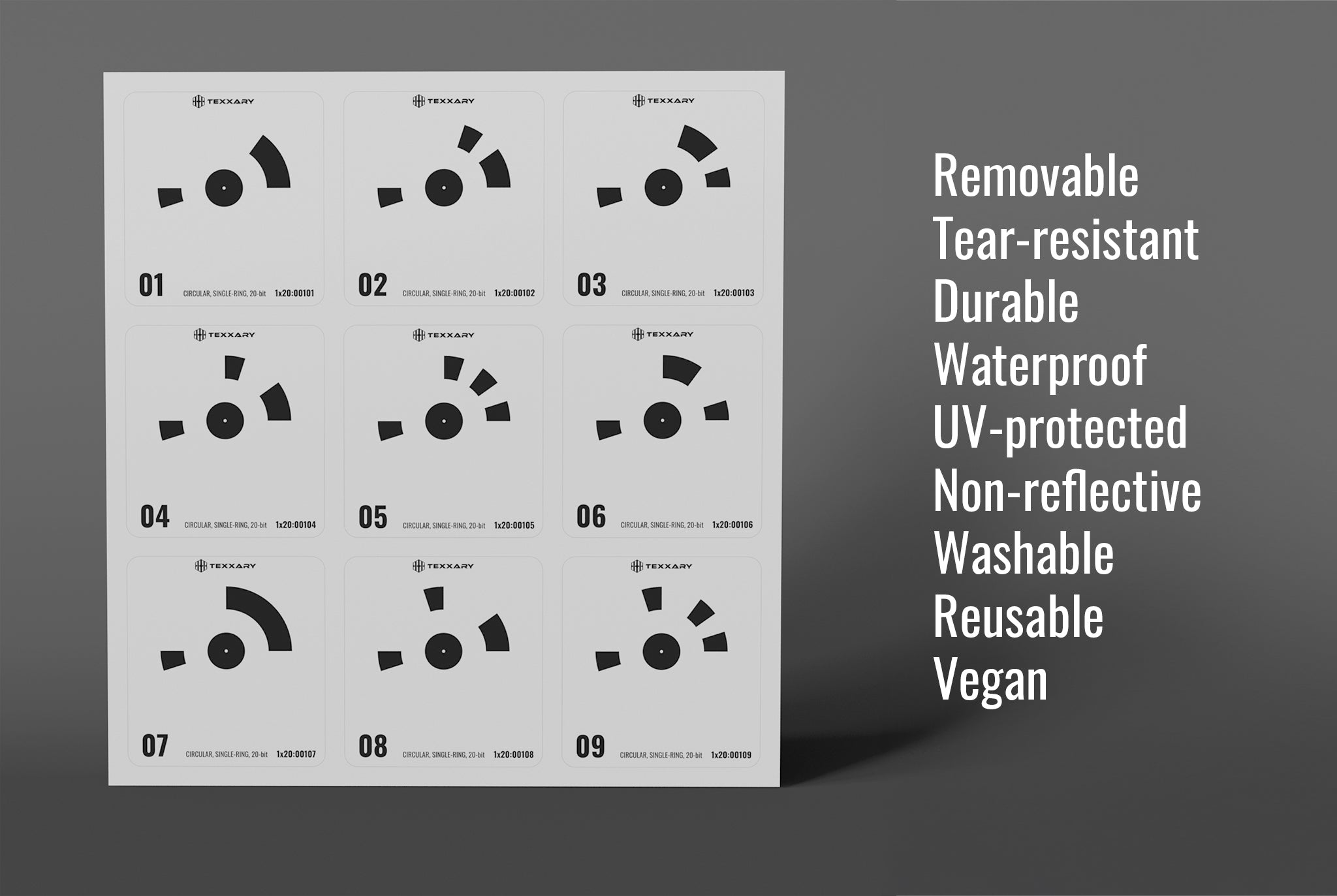 Coded Targets Sticker Sheet – Texxary